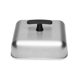 Weber Schmelzkuppel/Grillhaube f&uuml;r Grillplatten/Planchas (26 x 26cm), ideal zum Schmelzen von K&auml;se f&uuml;r Burger, Dampfgaren, f&uuml;r gleichm&auml;&szlig;ige W&auml;rmeverteilung 