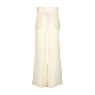 Johanna Ortiz Weite Leinenhose - - Trousers - Damen - Beige - M