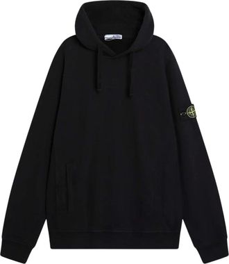 Stone Island Homme, Sweatshirts et sweats &agrave; capuche, Noir, Taille: XL Felpa cappuccio
