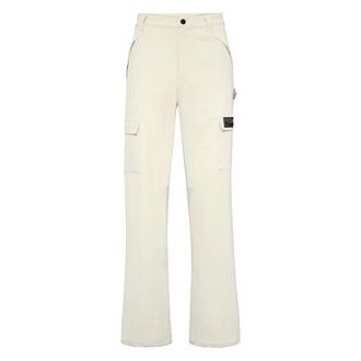 Plein Sport Homme, Pantalons, Gris, Taille: 3XL Cargo Pantalons Scratch