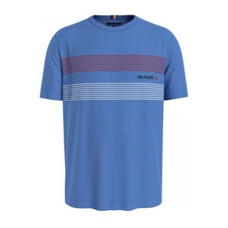 Tommy Hilfiger Brustlogo Tee 1985 Regular Fit - - Tops - Herren - Blau - M