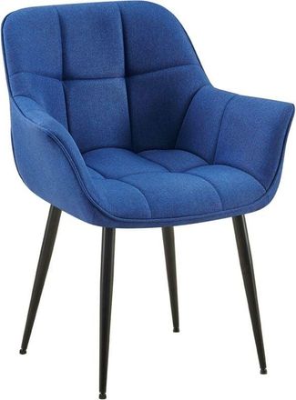 Clp Esszimmerstuhl Roseville blau Stoff