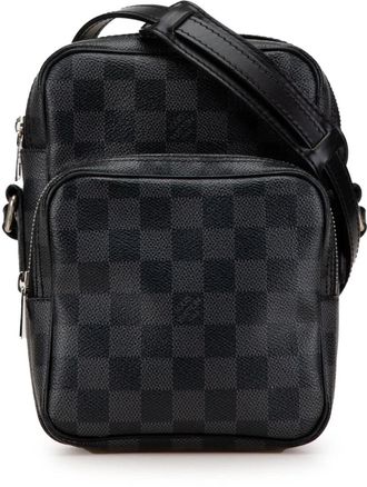 Louis Vuitton Hobo Bags - Damier Graphite Rem - Gr. unisize - in Schwarz - f&uuml;r Damen