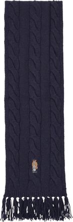 Polo Ralph Lauren Tücher & Schals - Schal aus Zopfstrick - Gr. unisize - in Blau - für Damen