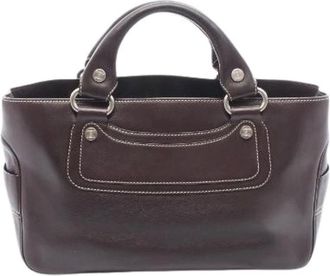 Celine Pre-owned Sac &agrave; main Boogie Bag en cuir - Femme - Pre-owned - Brun - Taille: ONE Size