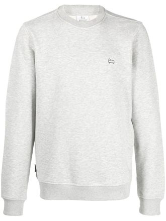 Woolrich sweat &agrave; d&eacute;tail de patch - Gris