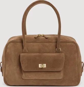 Sandro EZMEH Tasche aus Wildleder