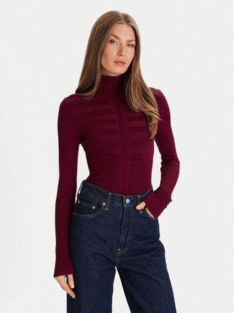 Morgan Rollkragenpullover 132-MENTOS.M Violett Slim Fit