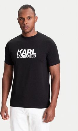 Karl Lagerfeld T-Shirt 755087 553235 Schwarz Regular Fit