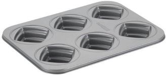 Cake Boss St&auml;dter CB53609 Cake Boss Backform f&uuml;r quadratische K&uuml;chlein, Antihaftbeschichtet, grau, 35 x 27 x 5 cm