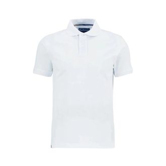 Barbour Wei&szlig;es Baumwoll-Poloshirt mit taillierter Passform - - Tops - Herren - Wei&szlig; - 2XL