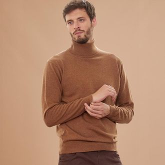 Bexley Emeric - Pull homme marron chiné
