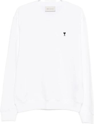 Ami Homme, Sweatshirts et sweats &agrave; capuche, Blanc, Taille: M Ami de Coeur SweaT-shirt