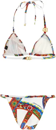 Dolce & Gabbana Womens Multicolor Polyamide Bikini Clothing