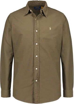Polo Ralph Lauren Herren Hemd gr&uuml;n Baumwolle