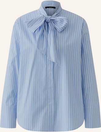Oui Schluppenbluse blau
