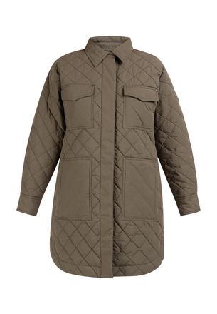 Dreimaster Dreimaster Baumwolljacke mit leichter Wattierung Damen oliv