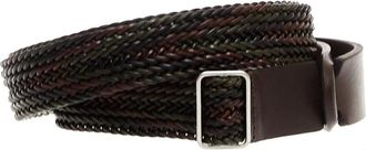 Orciani Homme, Accessoires, Vert, Taille: ONE Size Camouflage Interwoven Nobuckle Belt