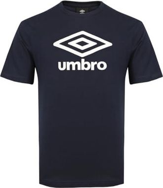 Umbro T-Shirt Coton Big Logo Homme, T-Shirt, Marine 19h, 2XL