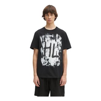 Helmut Lang T-Shirts - - Tops - Herren - Schwarzk - L