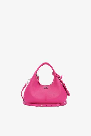 Ganni Mini sac rose Hobo - Pour Femme
