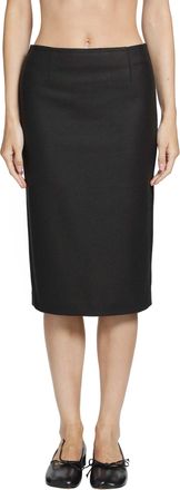 Maison Margiela Wool Midi Skirt