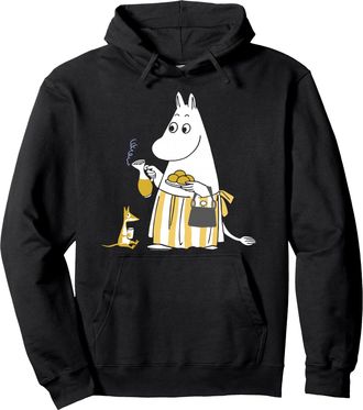 Moomin Moominmamma serviert hei&szlig;en Tee & Snacks Herbst Pullover Hoodie