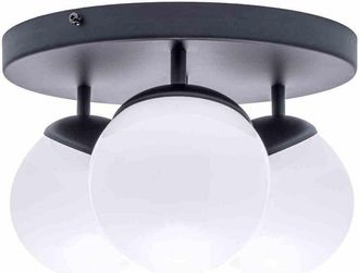 Milagro Plafonnier sfera noir 3xE14