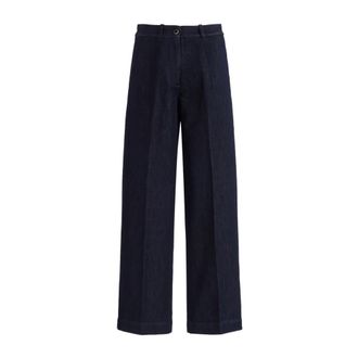 Nine In The Morning Fiamma Wide Hosen - - Trousers - Damen - Blau - W27