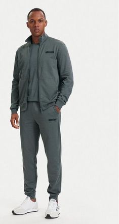Emporio Armani Jogginganzug 7M002424 AF13512 M8011 Grau Slim Fit