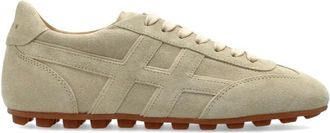 Hogan Femme, Chaussures, Beige, Taille: 39 1/2 EU Olympia Baskets