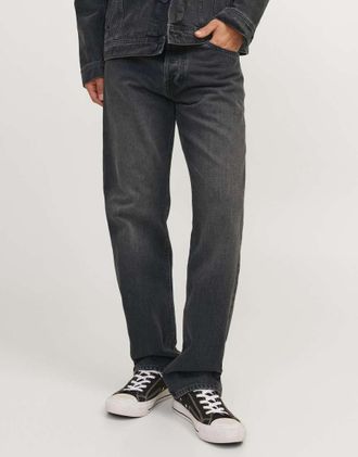 Jack & Jones Jean d&eacute;contract&eacute; - Noir