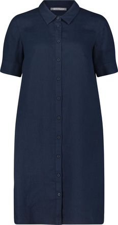 Betty & Co Damen Casual-Kleid mit Kragen 38, Navy Blue