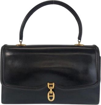Herm&egrave;s Sac &agrave; main Pre-owned Vintage Chaine dAncre - Femme - Pre-owned - Noir - Taille: ONE Size
