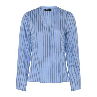 Bruuns Bazaar Damen, Blusen & Hemden, Blau, MGr&ouml;&szlig;e