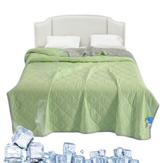 Generico Kühldecke für warme Schläfer, kalte Decke für Nachtschweiß, kalte Bettwäsche zum Schlafen, doppelseitig, für Zuhause, Sofa, Innen- und Außenbereich, S