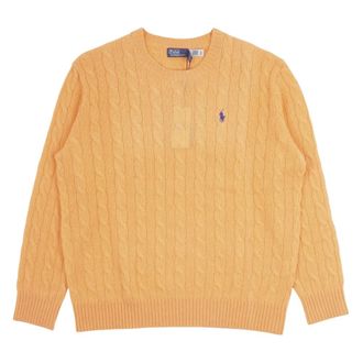 Polo Ralph Lauren Femme, Pulls, Orange, Taille: 42 FR Maille ras du cou