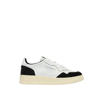 Autry Femme, Chaussures, Blanc, Taille: 40 EU Medalist Low Baskets