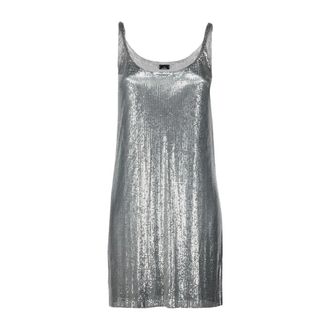 Paco Rabanne Femme, Robes, Gris, Taille: 38 FR Metallic Knit Dress