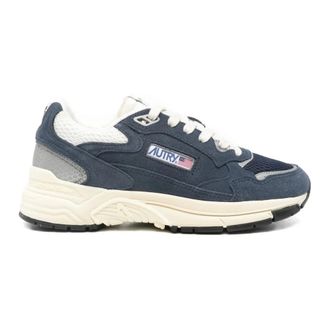 Autry Femme, Chaussures, Bleu, Taille: 41 EU Hyperway Low Suede/Mesh