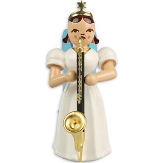 Blank Langrockengel mit Bassklarinette, farbig - 6,6 cm