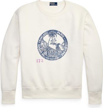 Ralph Lauren VINTAGE FIT FLEECE GRAPHIC SWEATSHIRT