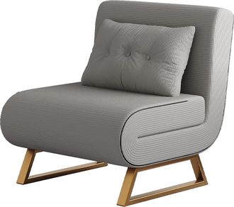 Generic Klappbares Schlafsofa f&uuml;r Kleine R&auml;ume Verstellbarer Schlafstuhl mit Hochdichtem Schaum, Stabiler Stahlrahmen, Platzsparendes Futon Sofa f&uuml;r Wohnung(G