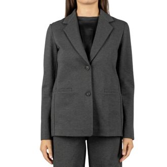 Max Mara Jersey-Sakko - - Jackets - Damen - Grau - M