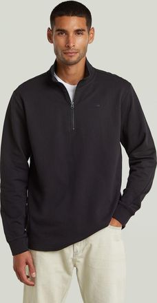 G-Star Tweeter Half Zip Long Sleeve - Schwarz - Herren