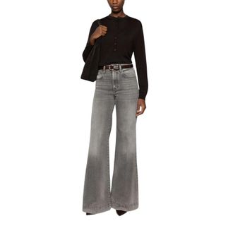Jacob Cohen Wide Jeans - - Jeans - Damen - Grau - W25