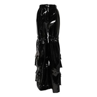 Dolce & Gabbana High Waist Cargo Bootcut Hose - - Trousers - Damen - Schwarzk - S