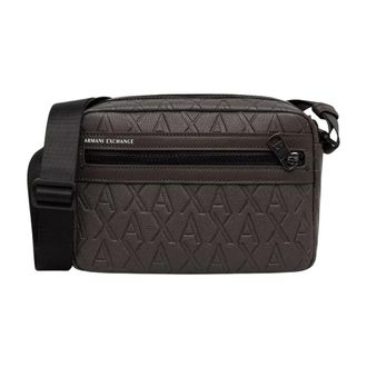 A|X Armani Exchange Monogram Umh&auml;ngetasche - - Bags - Herren - Braun - ONE SIZE