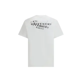 Givenchy Mens White Cotton T-Shirt