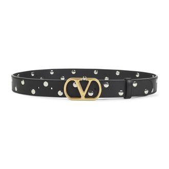 Valentino Garavani VLogo Signature G&uuml;rtel - - Accessories - Damen - Schwarzk - 75 CM